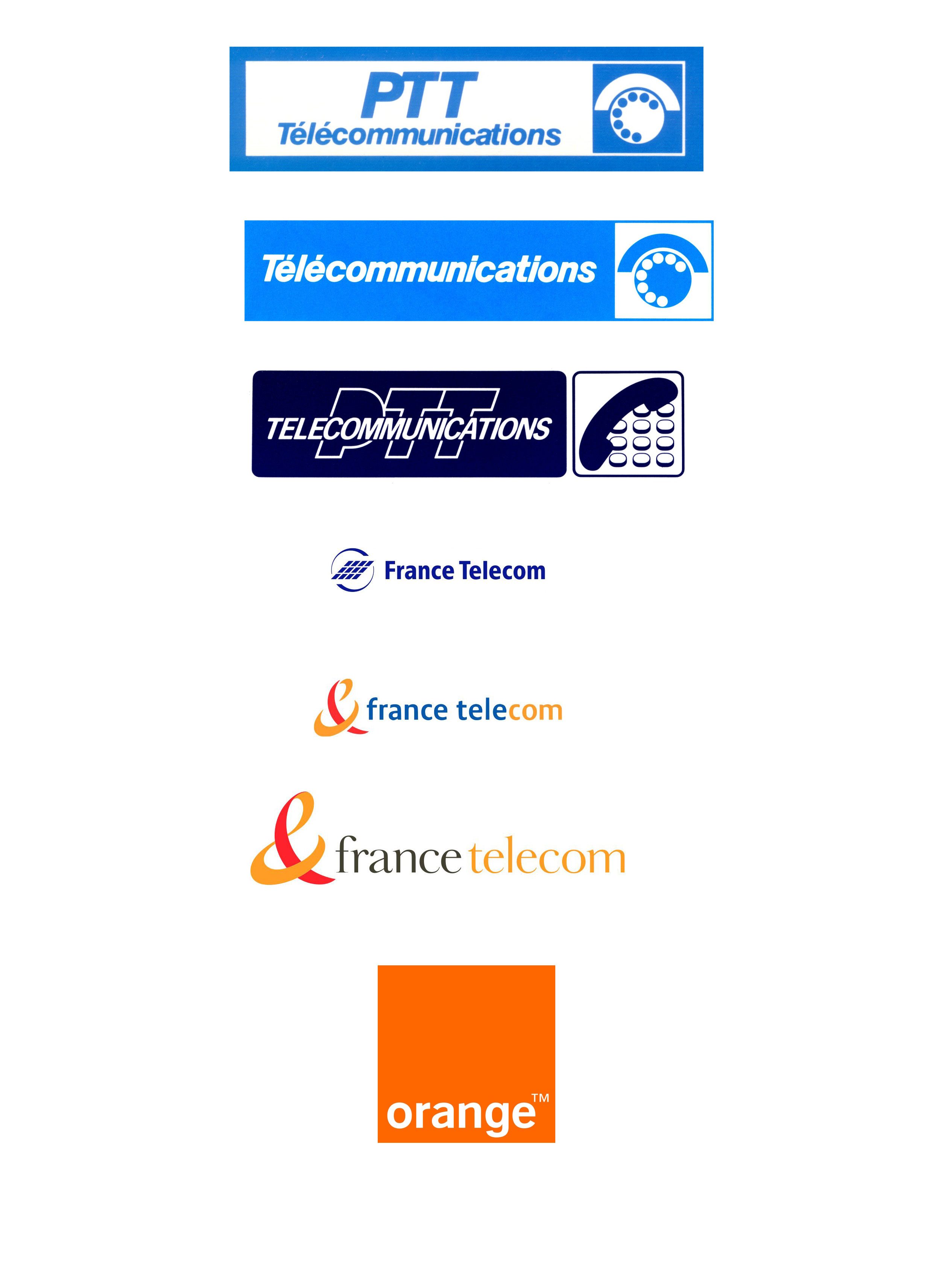 Les logos : des PTT à Orange - museedutelephone