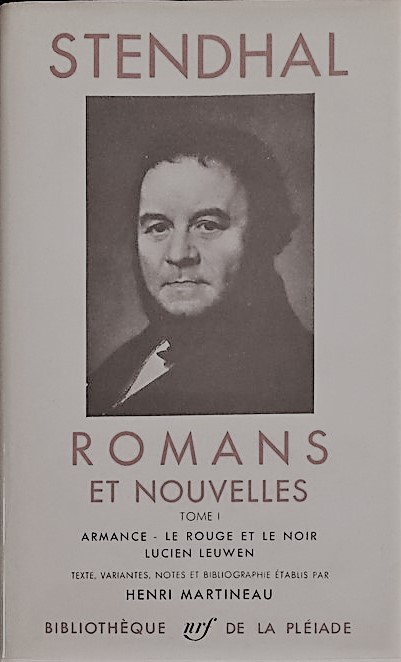 Stendhal dans la collection de la bibliothèque de la Pléiade