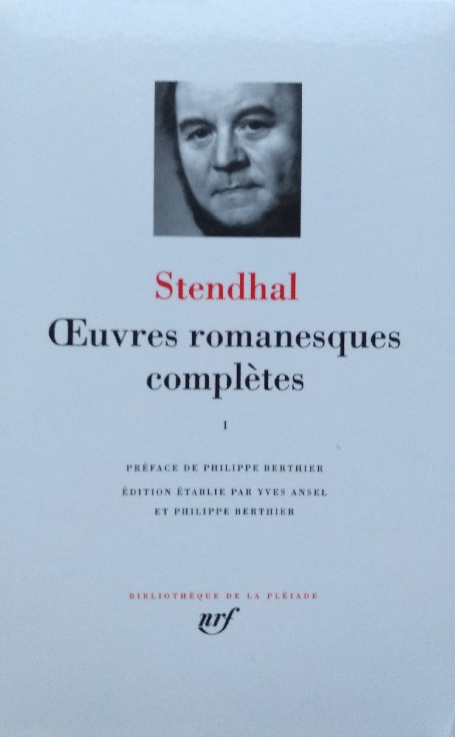 Stendhal dans la collection de la bibliothèque de la Pléiade