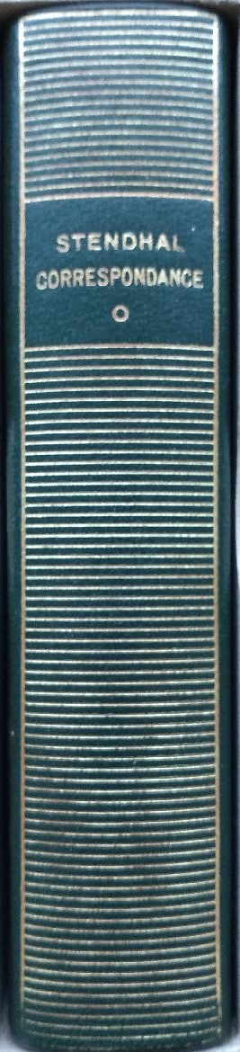 Stendhal dans la collection de la bibliothèque de la Pléiade